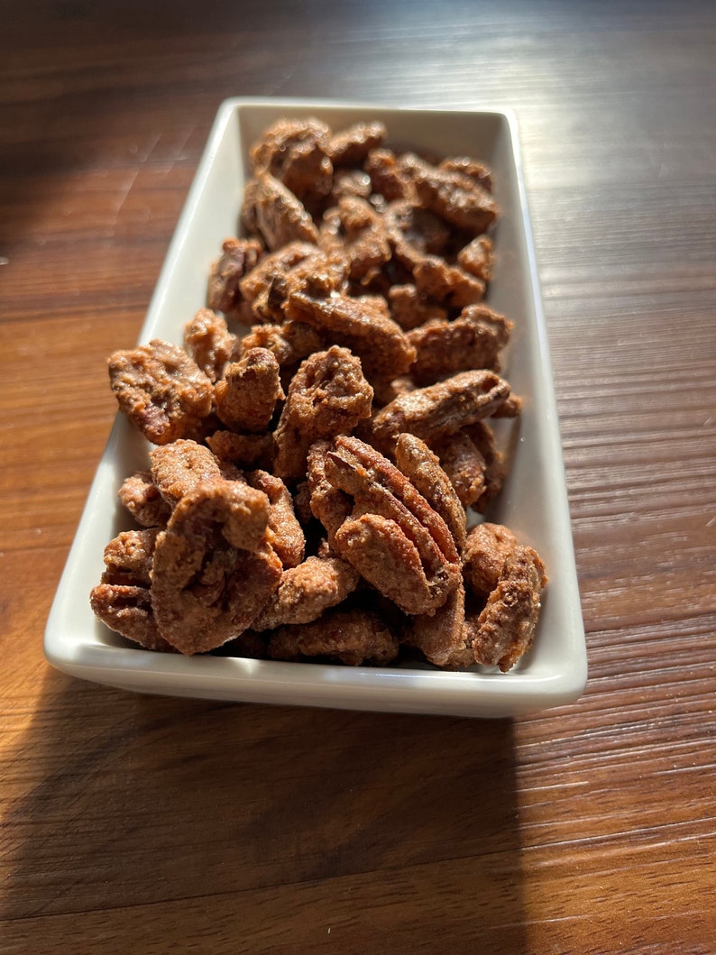 Cinnamon & Sugar Candied Pecans - Etsy