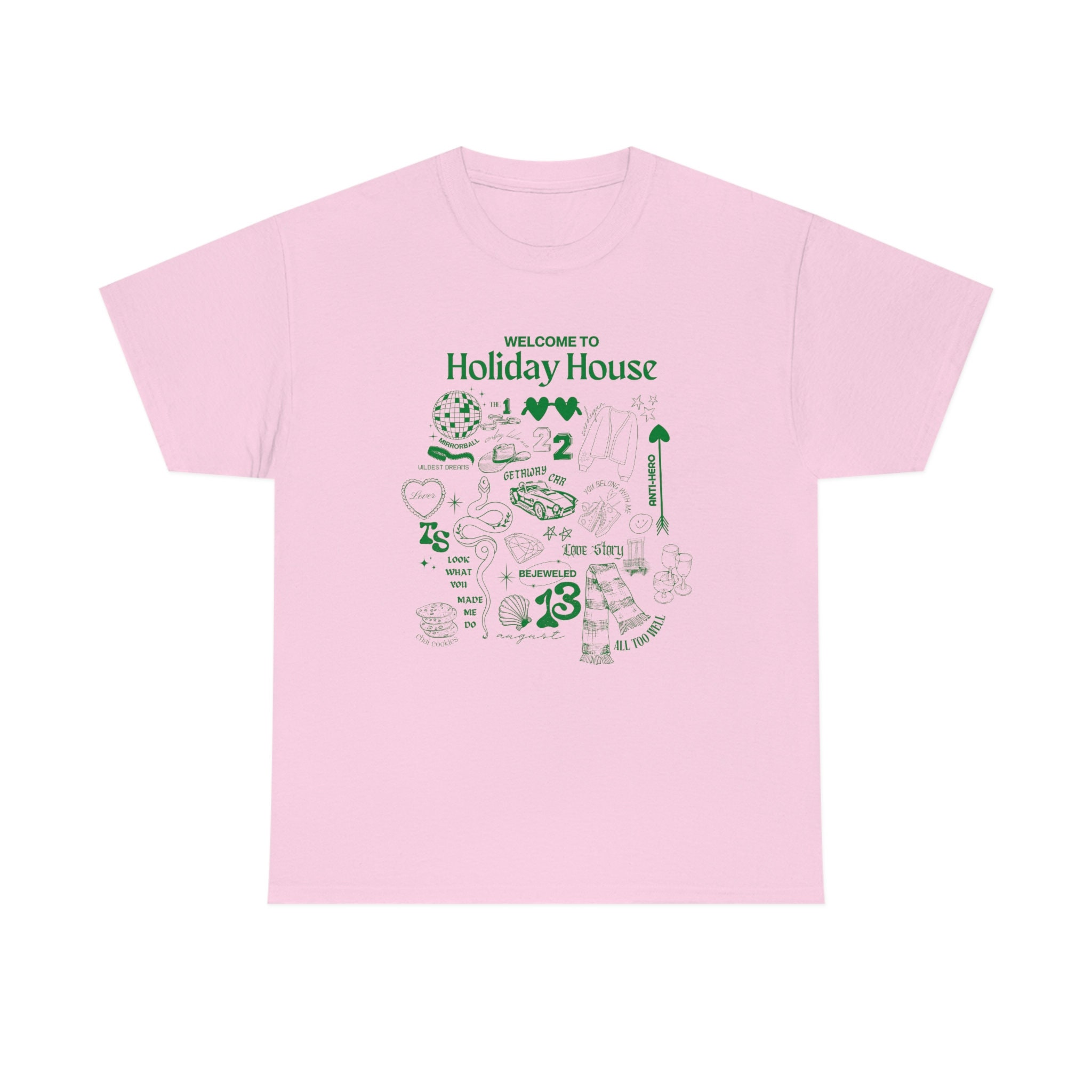 Holiday House Taylor Swift Tee GREEN T-swift Shirt Concert - Etsy