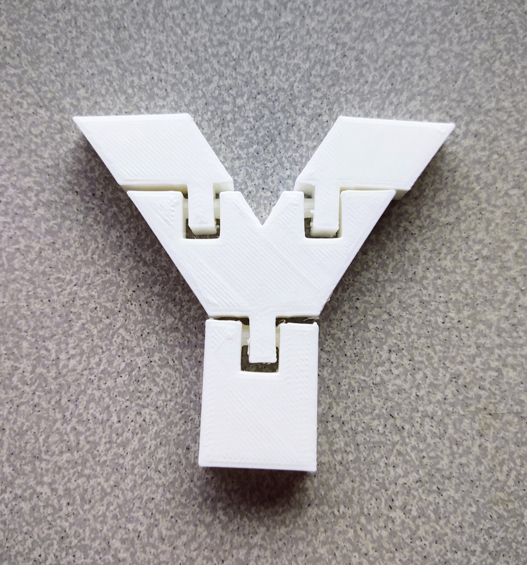 Fully Articulated Alphabet STL - Etsy