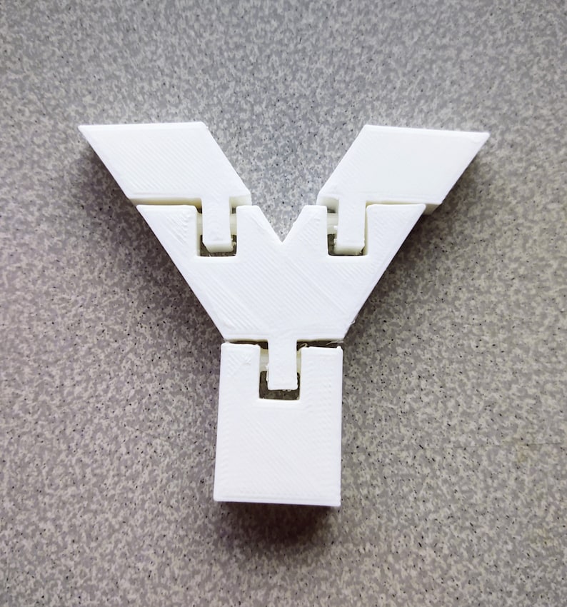 Fully Articulated Alphabet STL - Etsy