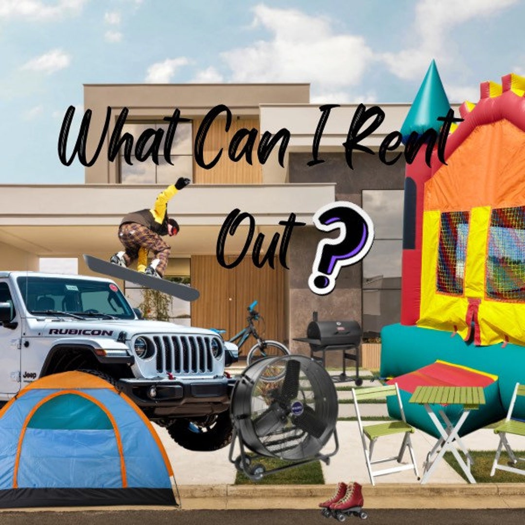 What Can I Rent Out for Money Rental Items Rent Out Items - Etsy