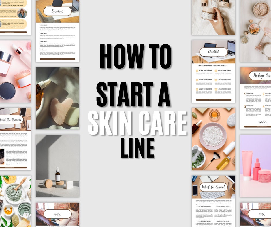 How to Start Skin Care Line, Beauty Line, Cosmetics Line, Skincare Line ...