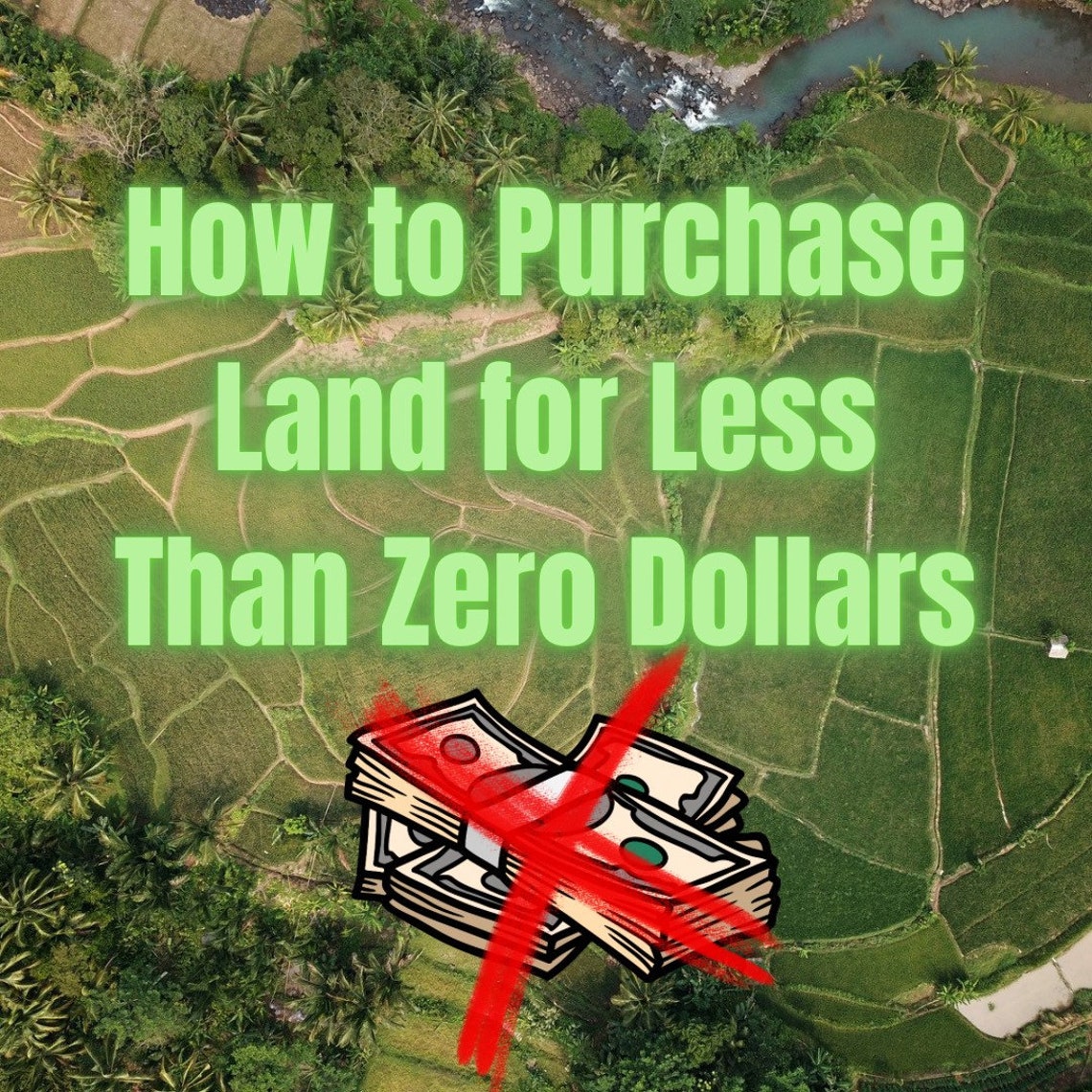 How to Purchase Land for Less Than Zero Dollars Purchase - Etsy