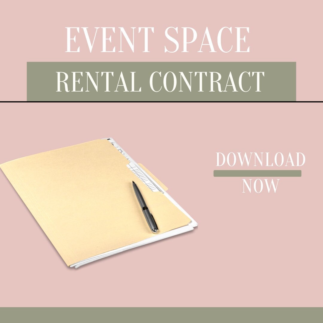 Event Space Rental Contract Venue Rental Space Contract Rental Contract ...