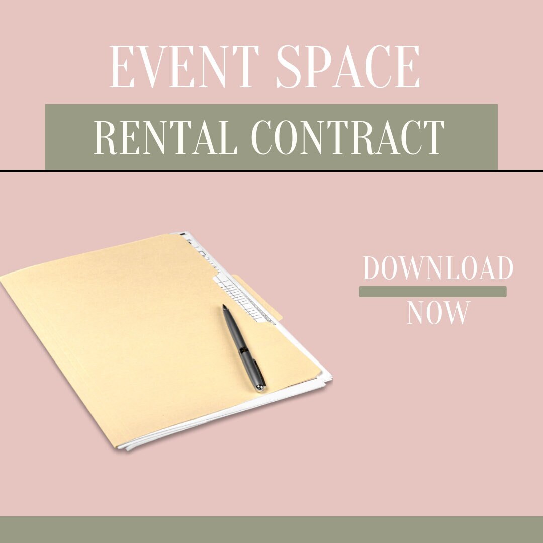 Event Space Rental Contract Venue Rental Space Contract Rental Contract ...