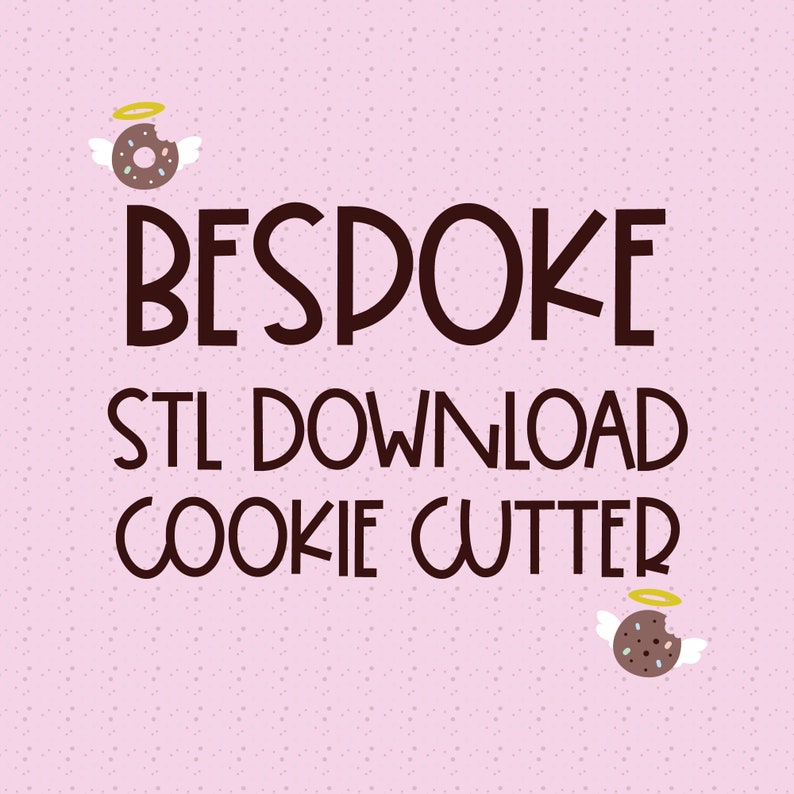 Custom Cookie Cutter STL File: Personalized 3D Printer Design (digital ...