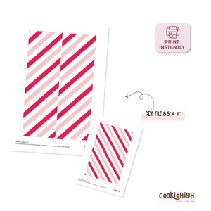 PRINTABLE BOX BACKER - Valentine's Day Bundle of Box Backer Cookie 4 ...