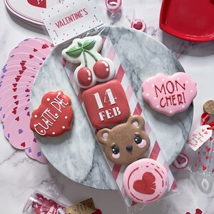PRINTABLE BOX BACKER - Valentine's Day Bundle of Box Backer Cookie 4 ...