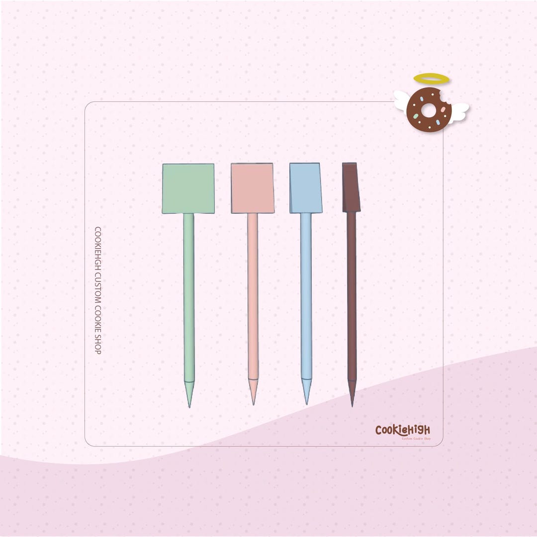 Digital: 2-in-1 Cookie Scribe & Scraper Tool STL. File | 4 Sizes ...