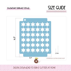 Digital: Snowflake Sprinkles - 3 Sizes STL File for 3D Printing ...
