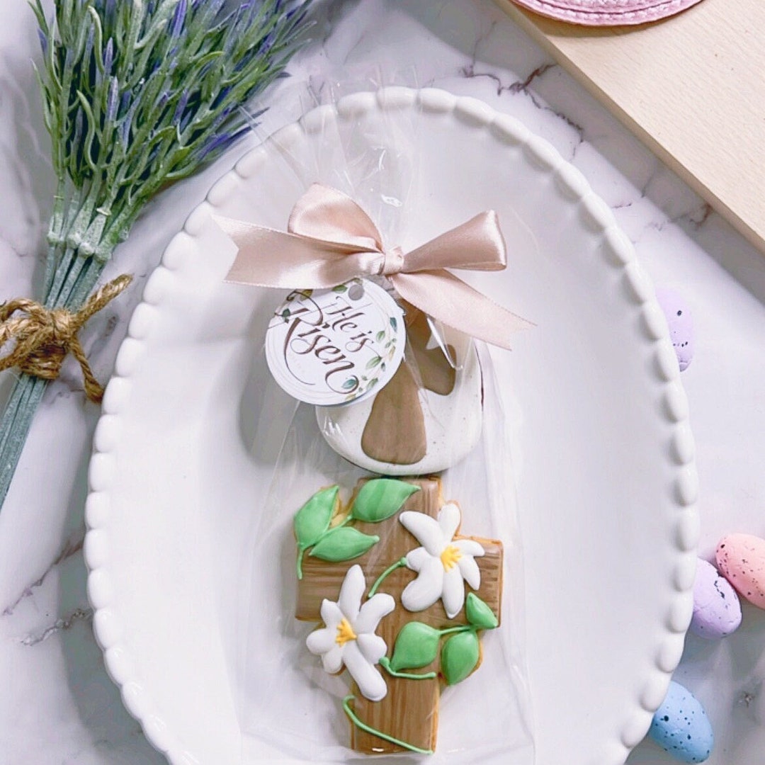 PRE ORDER : He is Risen Easter Cookies Religious Easter Treat Cookie - Etsy UK