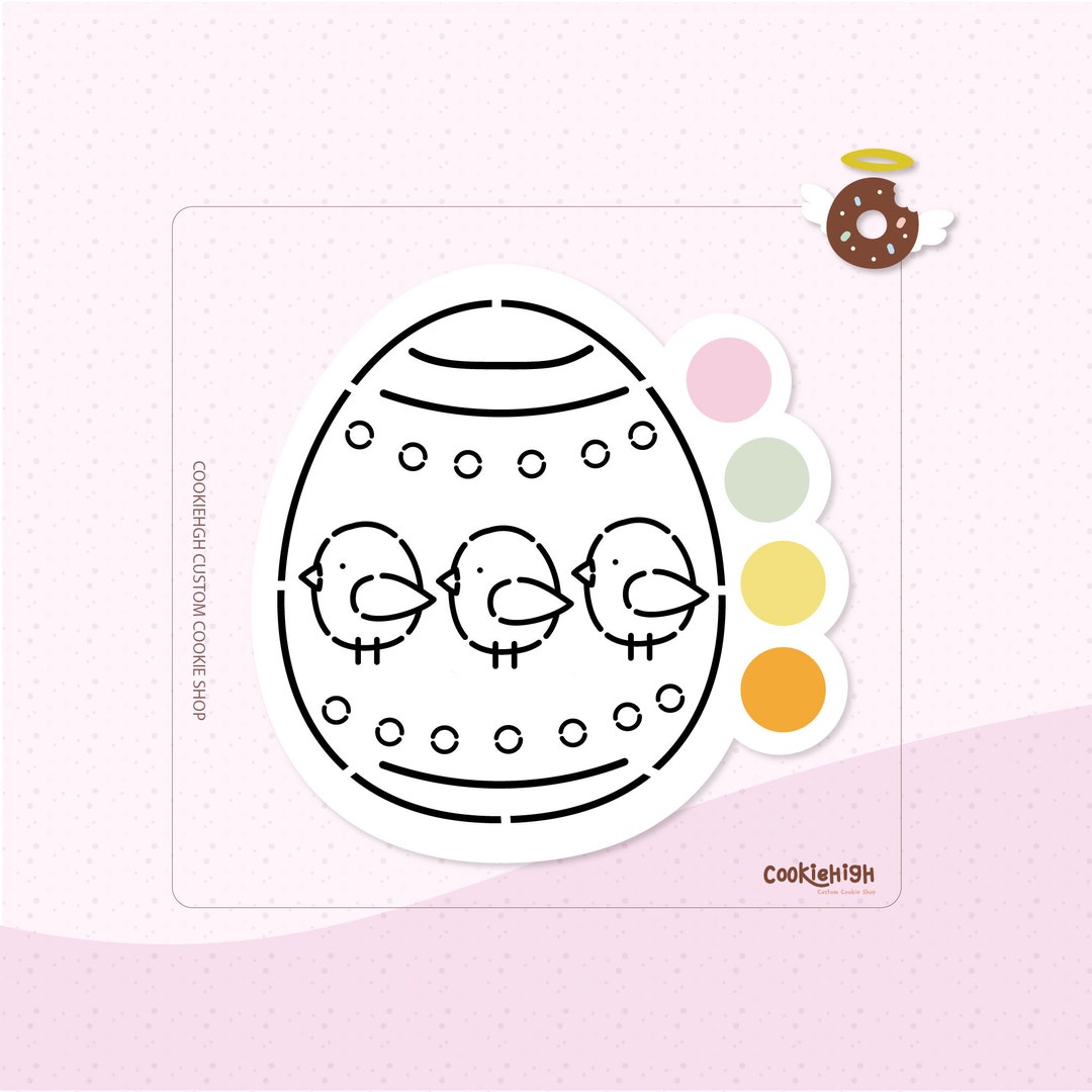 PYO Easter Egg Cookie Cutter .stl | Instant Download! - Etsy