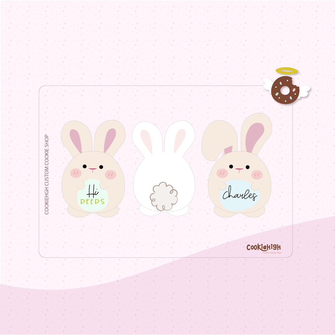 Chubby Bunny Stack Cookie Set Cutter .stl | Instant Download! - Etsy