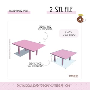 Digital: Heat Sealer Table for Cookie Packaging .stl | 2 Sizes | Instant Download! - Etsy