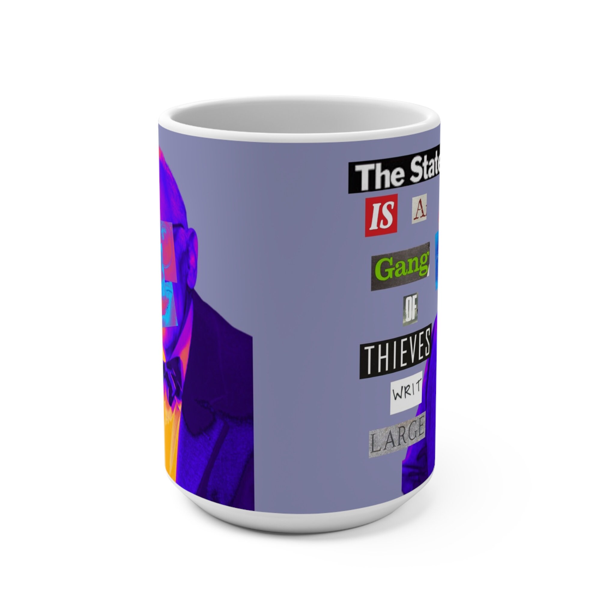 Murray Rothbard the State Pop Art Coffee Mug - Etsy