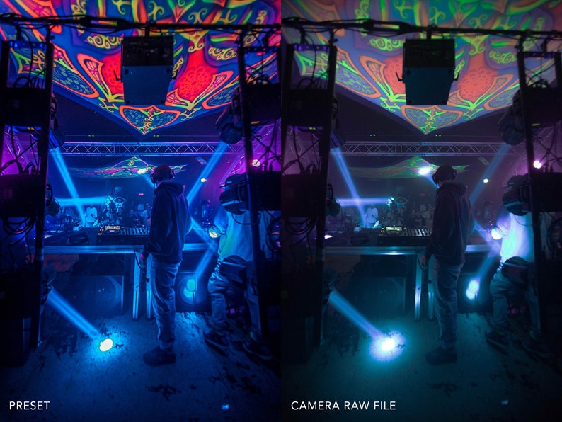 8 Professional Lightroom Presets for Concert, Night Club and Festival ...