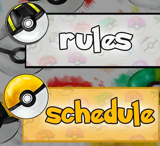 Pokemon, Pokeball Twitch or Kick Streamer Panels - Etsy