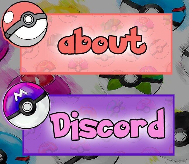 Pokemon, Pokeball Twitch or Kick Streamer Panels - Etsy