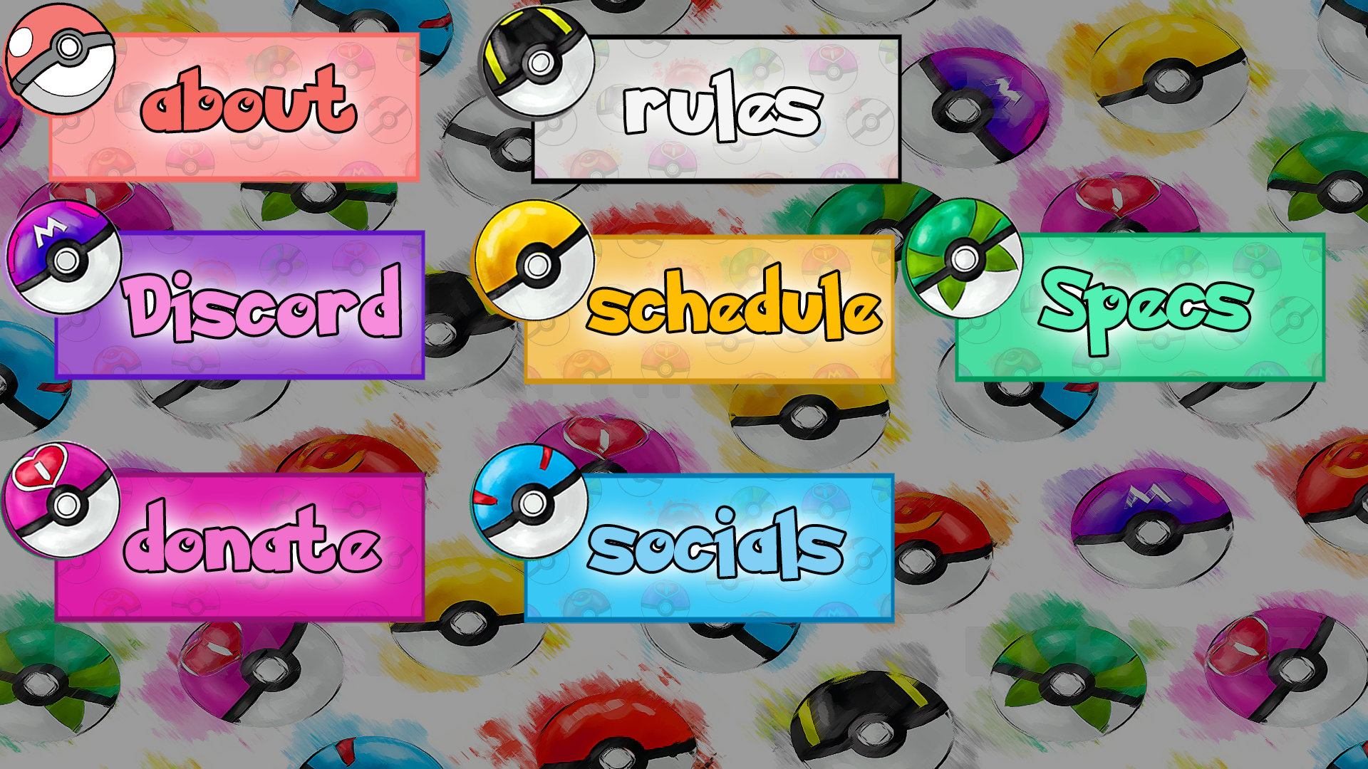 Pokemon, Pokeball Twitch or Kick Streamer Panels - Etsy