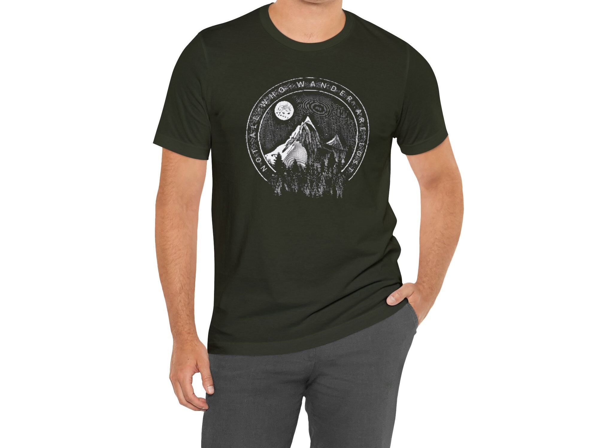 Not All Who Wander Shirt Wander Shirt Mountain Shirt - Etsy