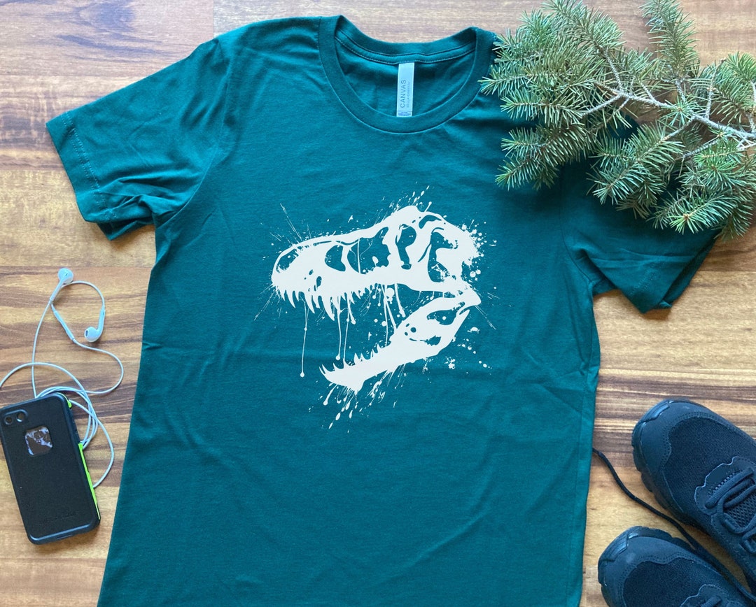 Tyrannosaurus Rex Spray Paint Graffiti Style Tag Shirt Trex Dinosaur ...