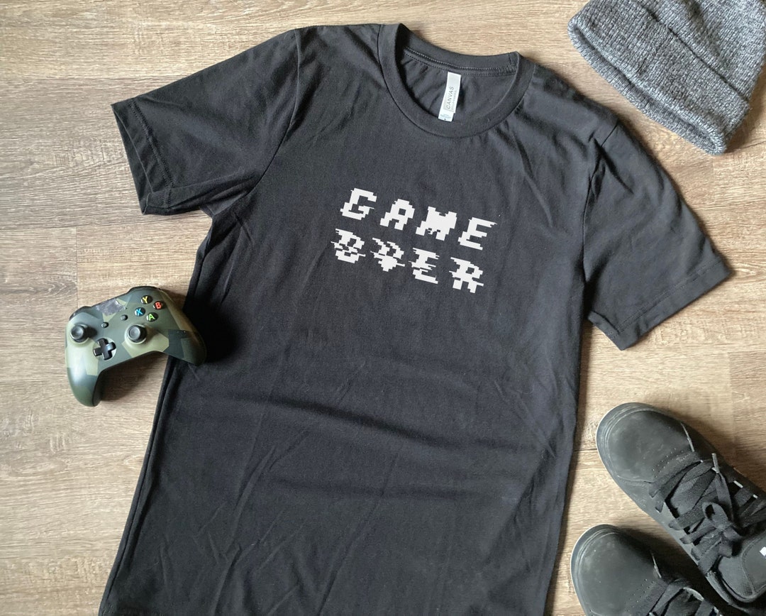 Game Over, Gamer Shirt, Glitchy Gamer Shirt, Gaming Shirt, PC Gamer ...