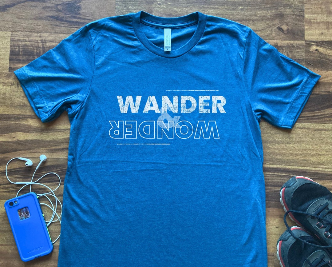 Wander and Wonder, Wander Shirt, Wonder Shirt, Wanderer Shirt, Punk ...