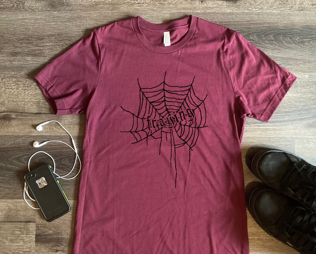 Fraying, Tired Shirt, Exhausted Shirt, Cobweb Shirt, Spiderweb Shirt ...