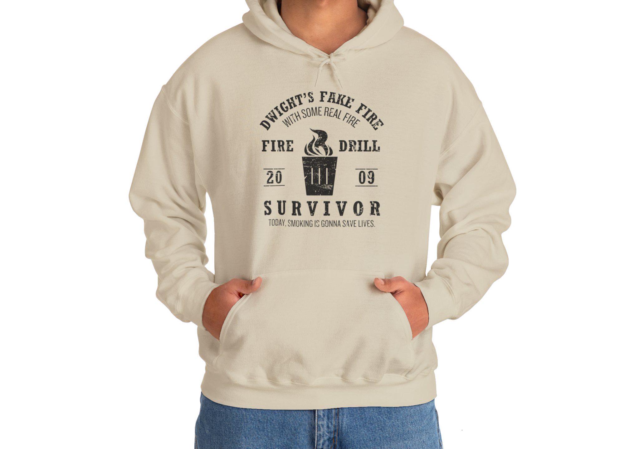 Fake Fire Drill, the Office TV Show Dwight Survivor Tshirt Gift, Funny ...