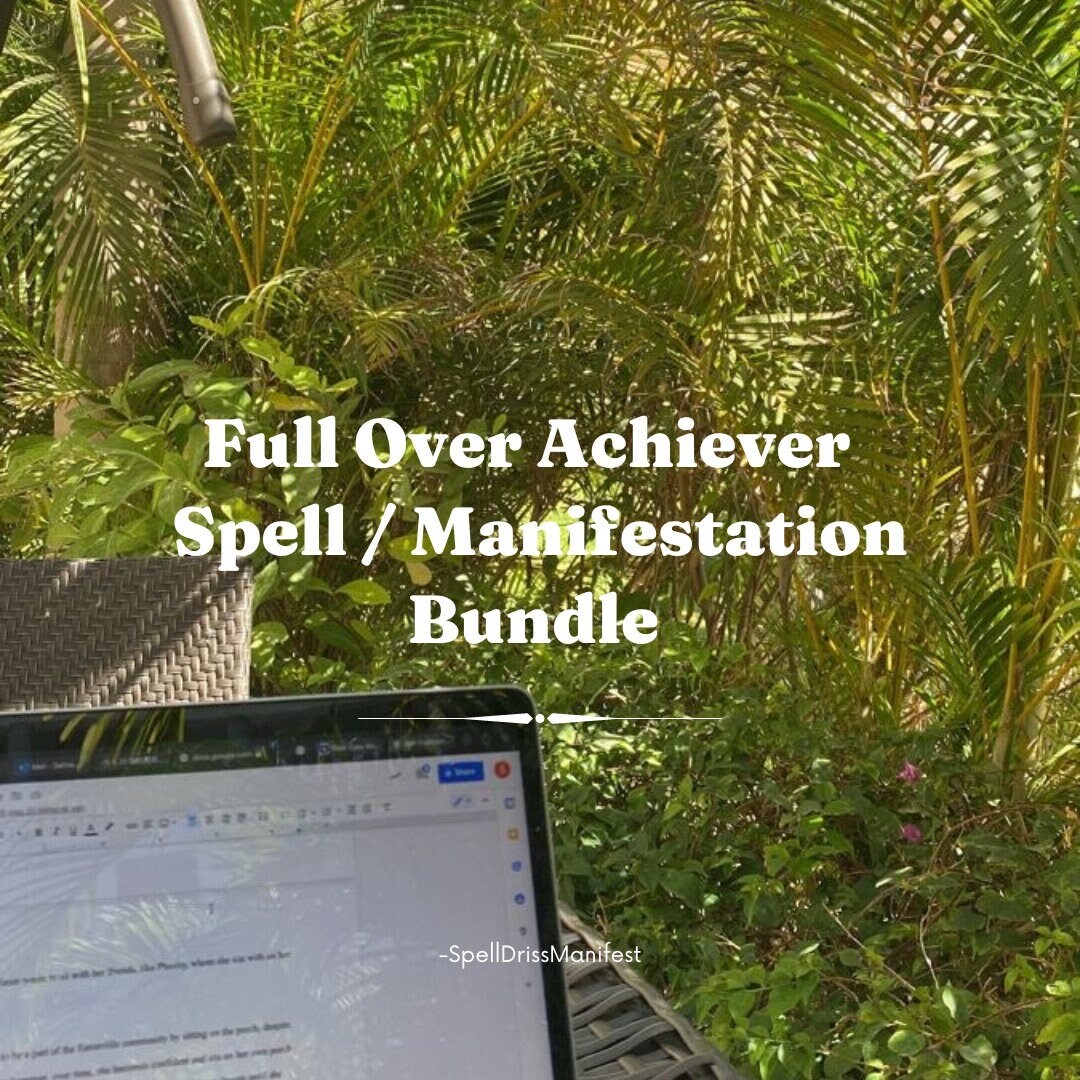 Over Achieving Spell / Productivity Spell Bundle - Powerful Same Day ...