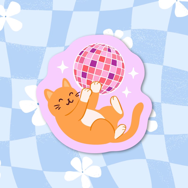 Disco Cats - Etsy