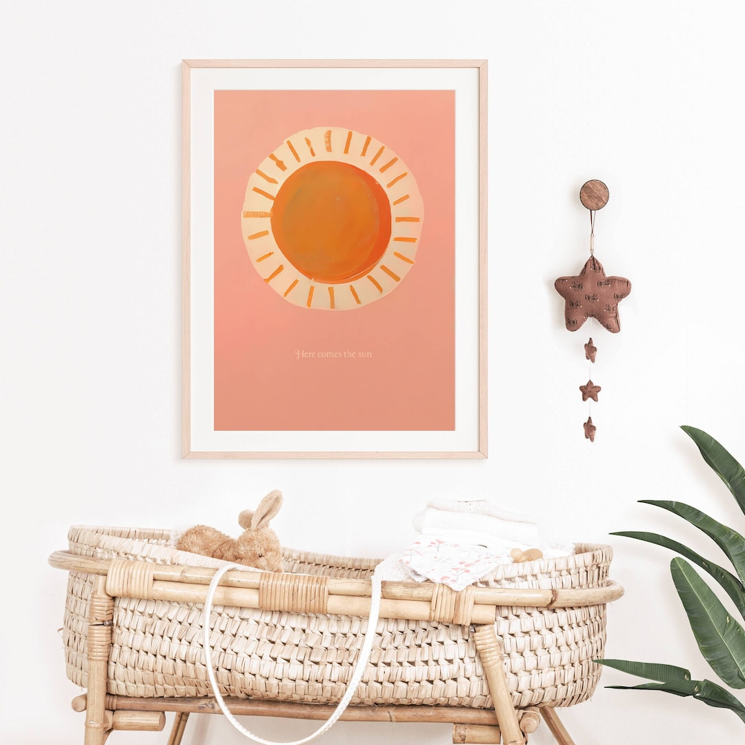 Poster Nursery Baby Newborn Wall Art for Baby Girl Wall Decor Poster ...