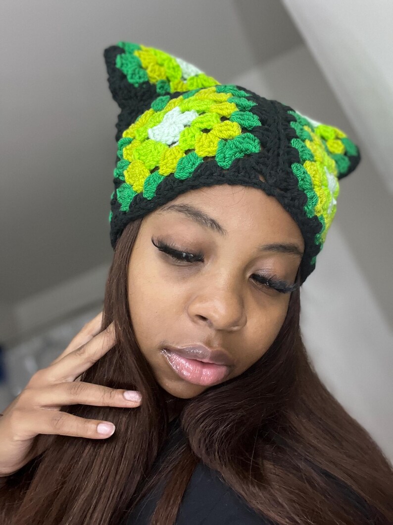 Basic Granny Square Hat - Etsy