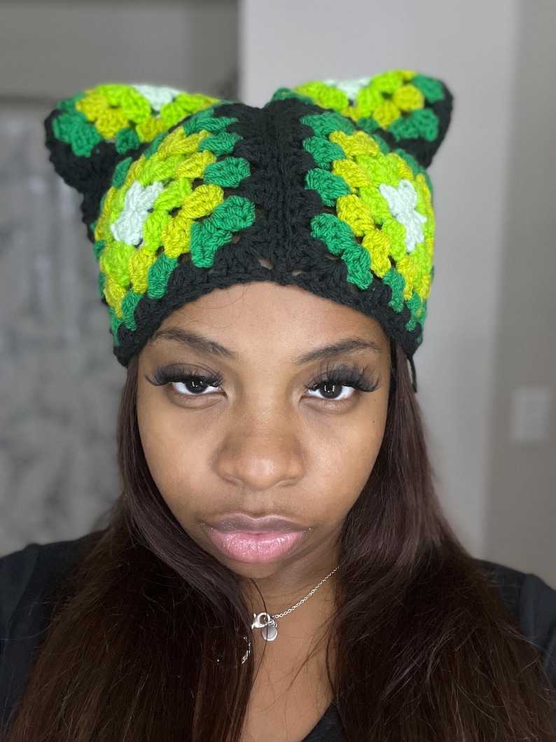 Basic Granny Square Hat - Etsy