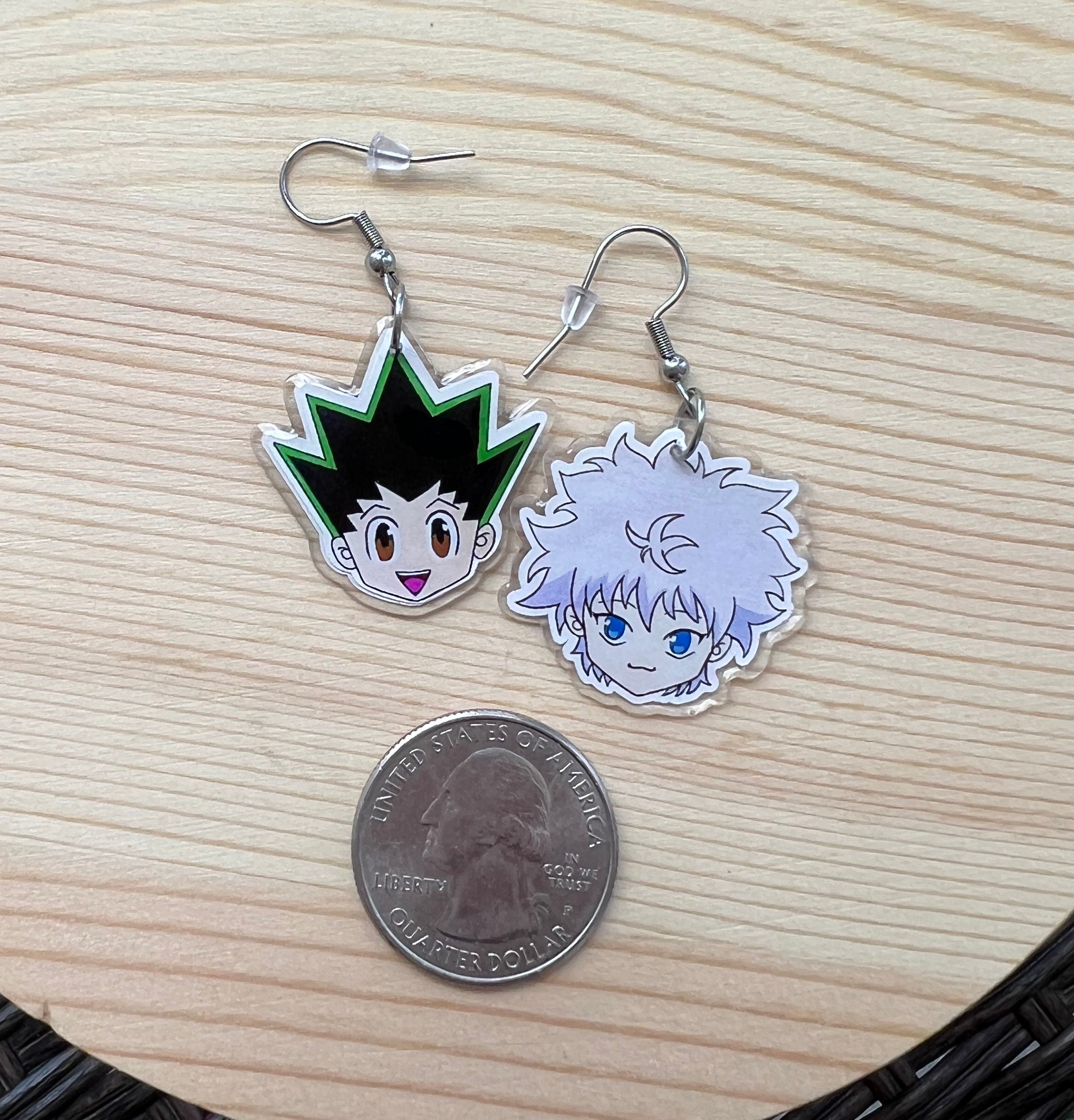 Anime Chibi Face Earrings - Etsy