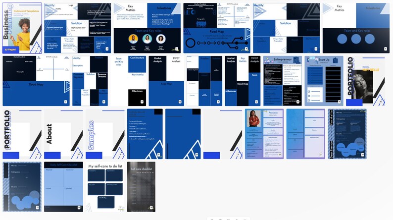 Lean Business Plan Guide With Templates Plus Checklist - Etsy