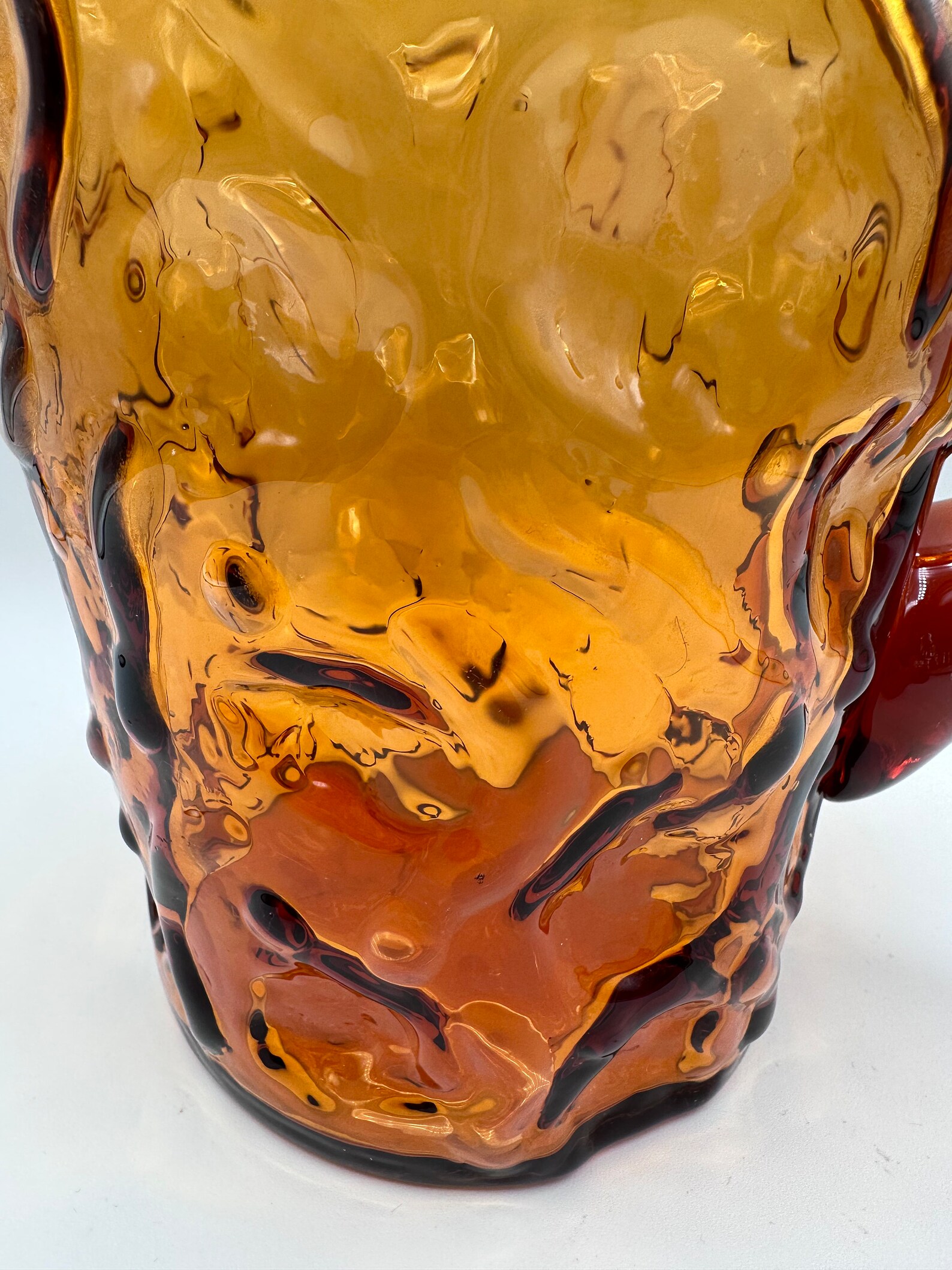 Bryce Glass of El Rancho Vintage Pitcher, Moroccan Brown. Excellent ...