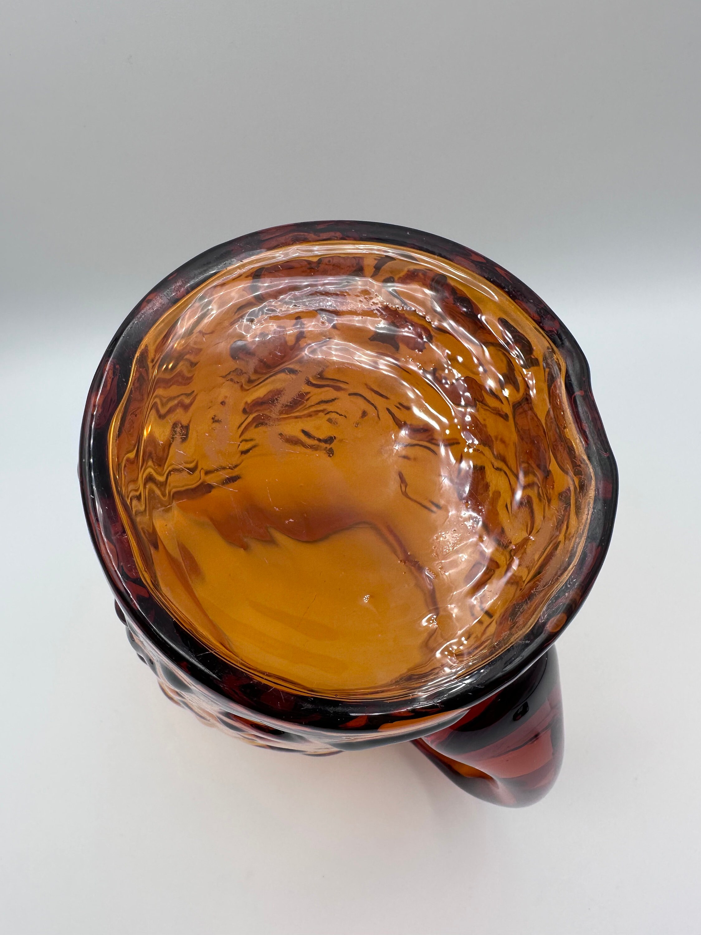 Bryce Glass of El Rancho Vintage Pitcher, Moroccan Brown. Excellent ...