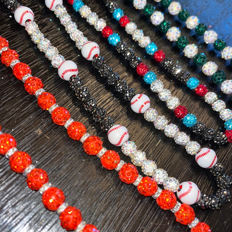 Polly World Baseball Necklace - Etsy