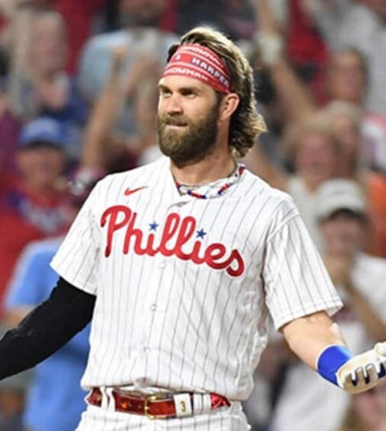 Hot Pink Beaded Baseball Necklace Pearl Black Phillies Bling Chain ...