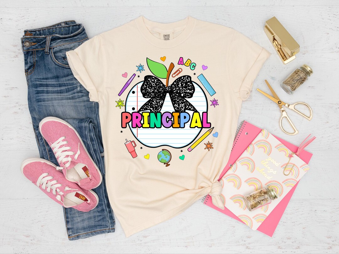 Principal Png, Back to School Png, First Day of School Png, Digital ...