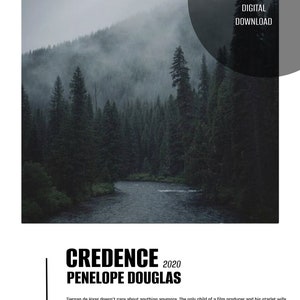 Credence by Penelope Douglas Poster - Digital Download, Poster, Wall ...