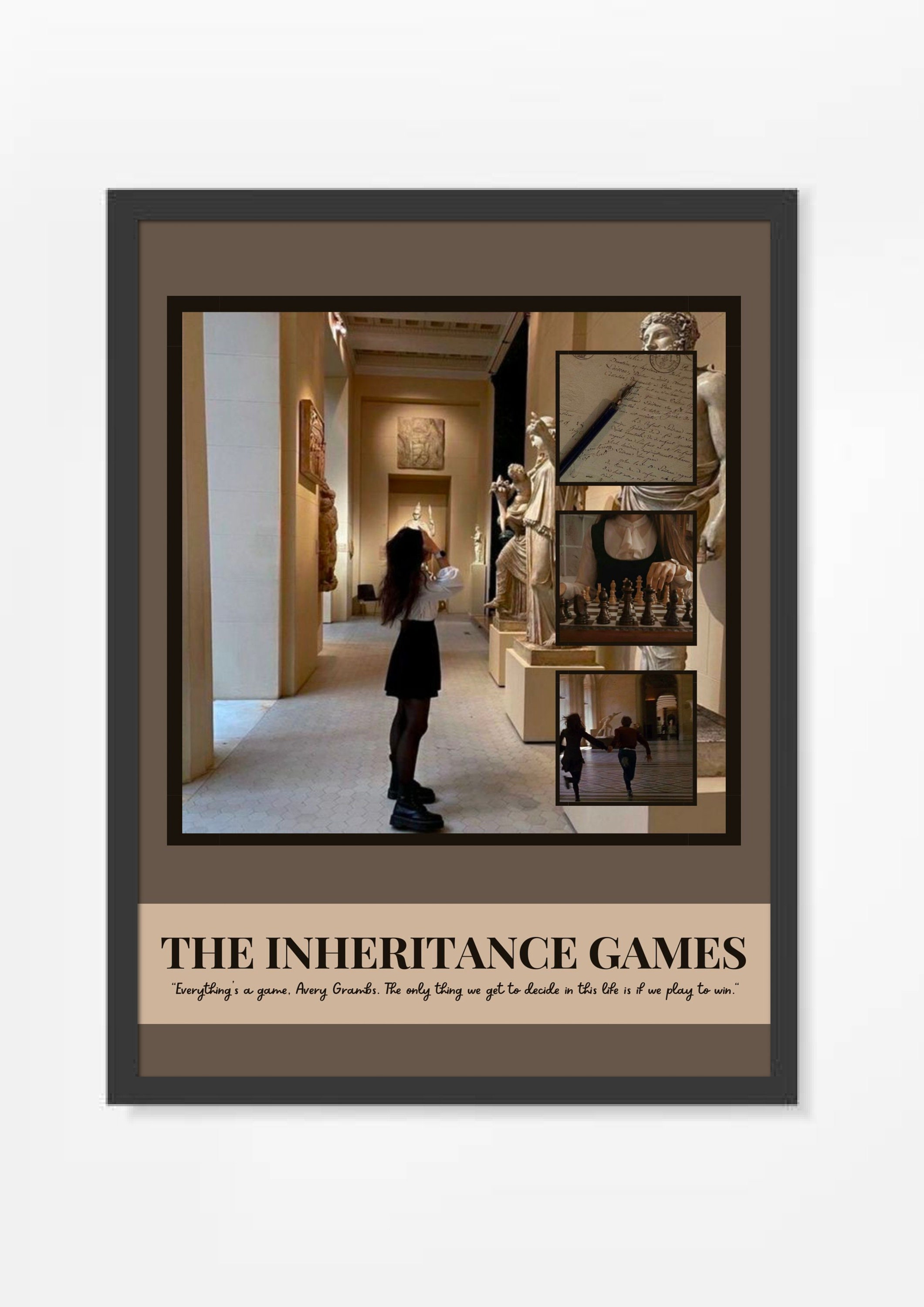 The Inheritance Games by Jennifer Lynn Barnes Poster Digital Download ...