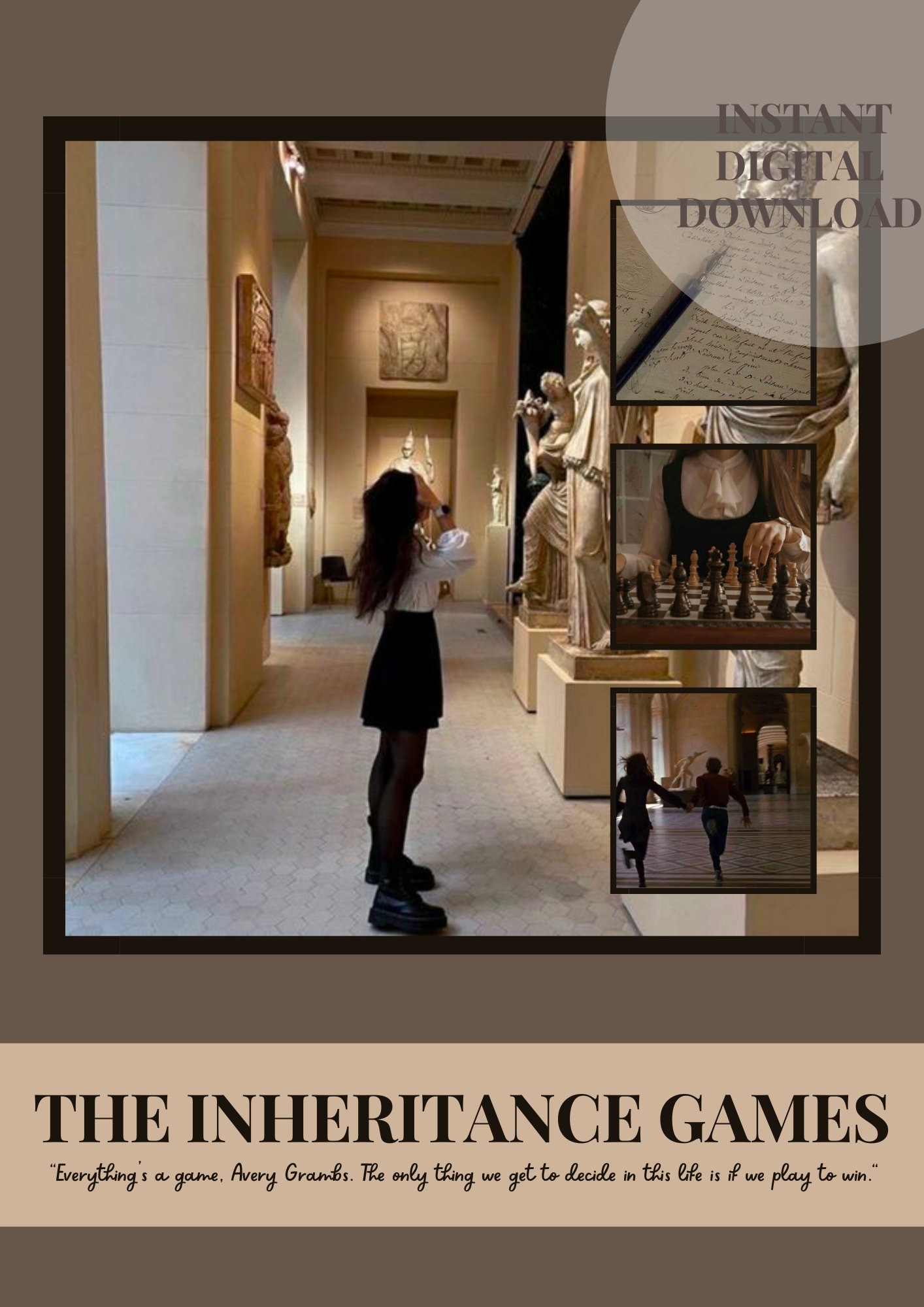 The Inheritance Games by Jennifer Lynn Barnes Poster Digital Download ...