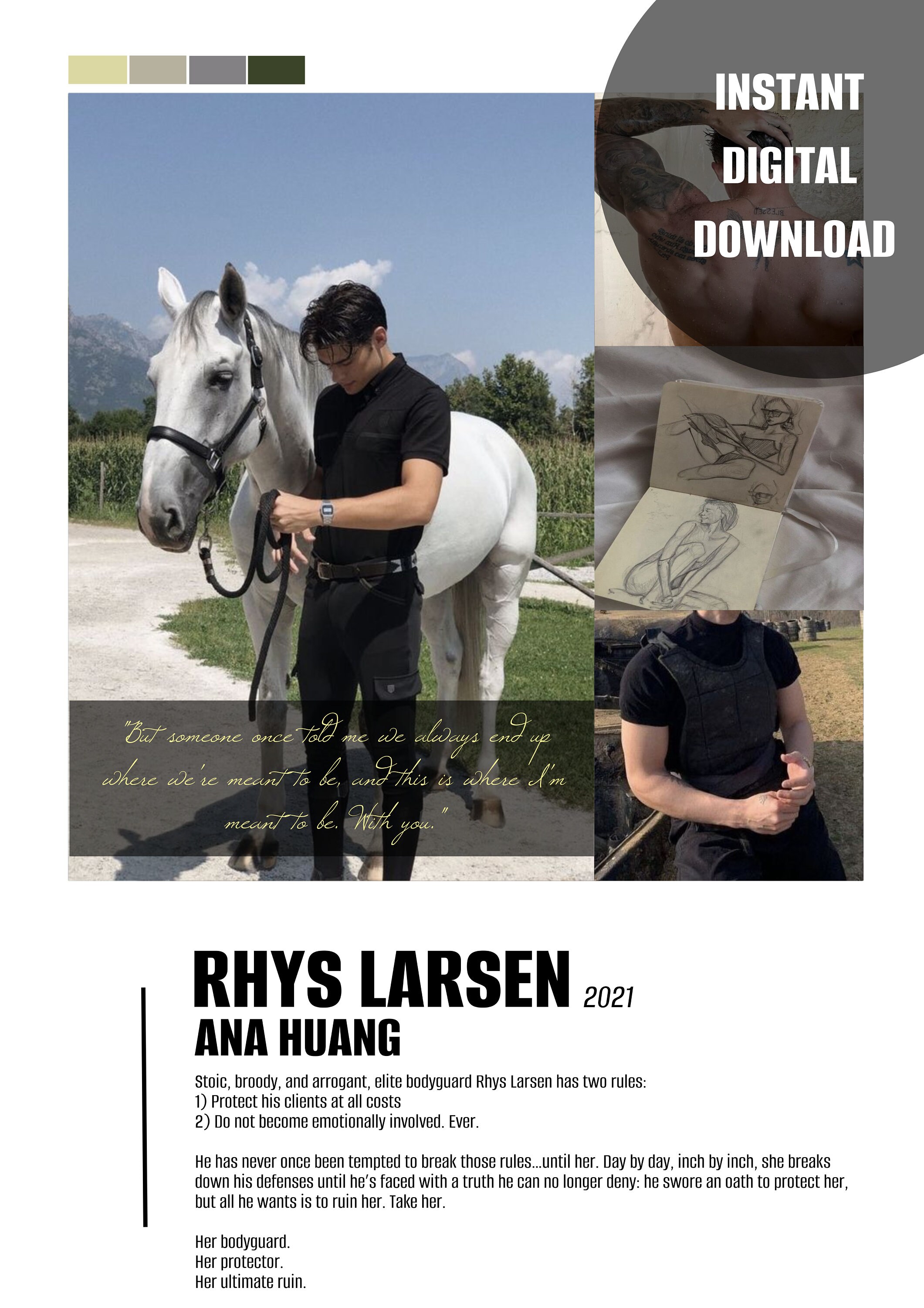 Twisted Series by Ana Huang Poster 4x Digital Download - Etsy