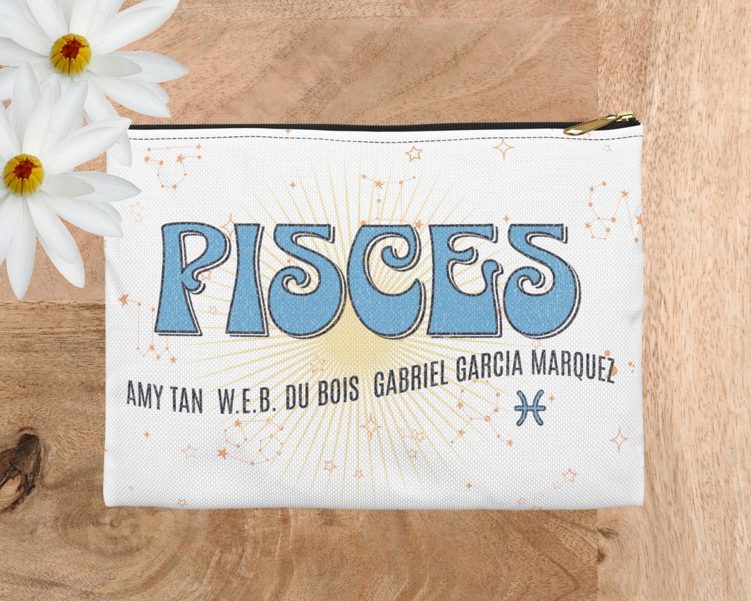 Pisces Pouch Astrology Gifts Zodiac Sign Unique Book Lovers Day Gifts ...