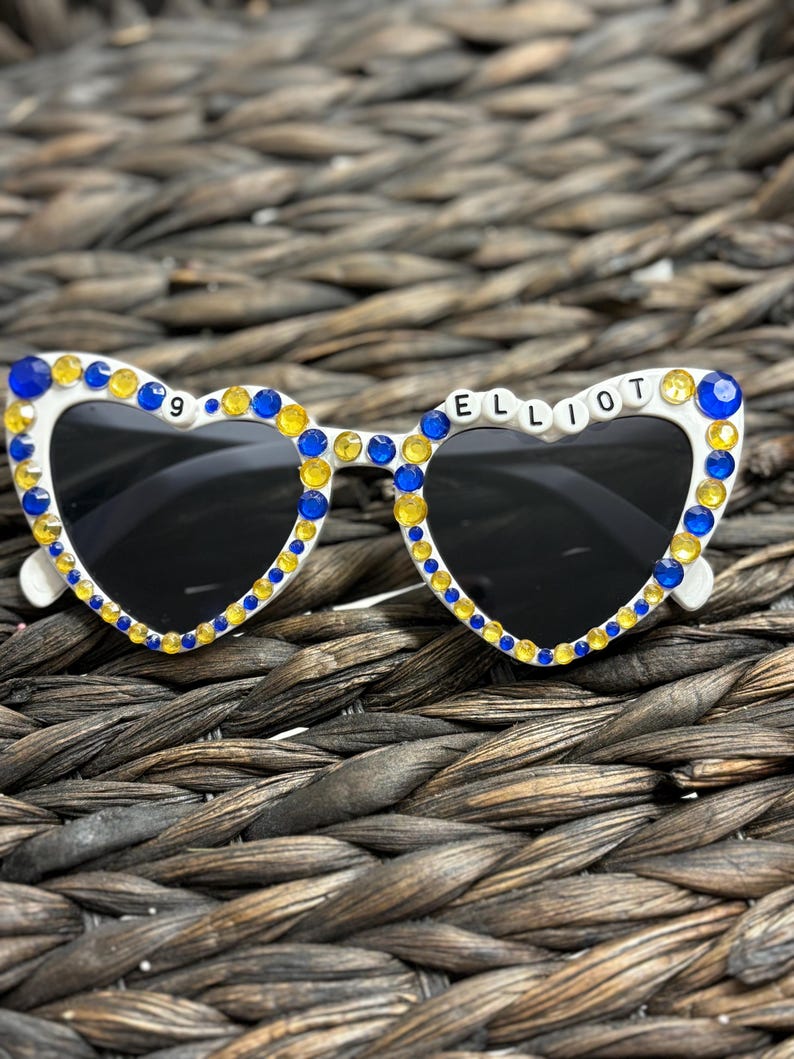 Chase Elliot Race Day Glasses| Rhinestone Glasses| Nascar - Etsy