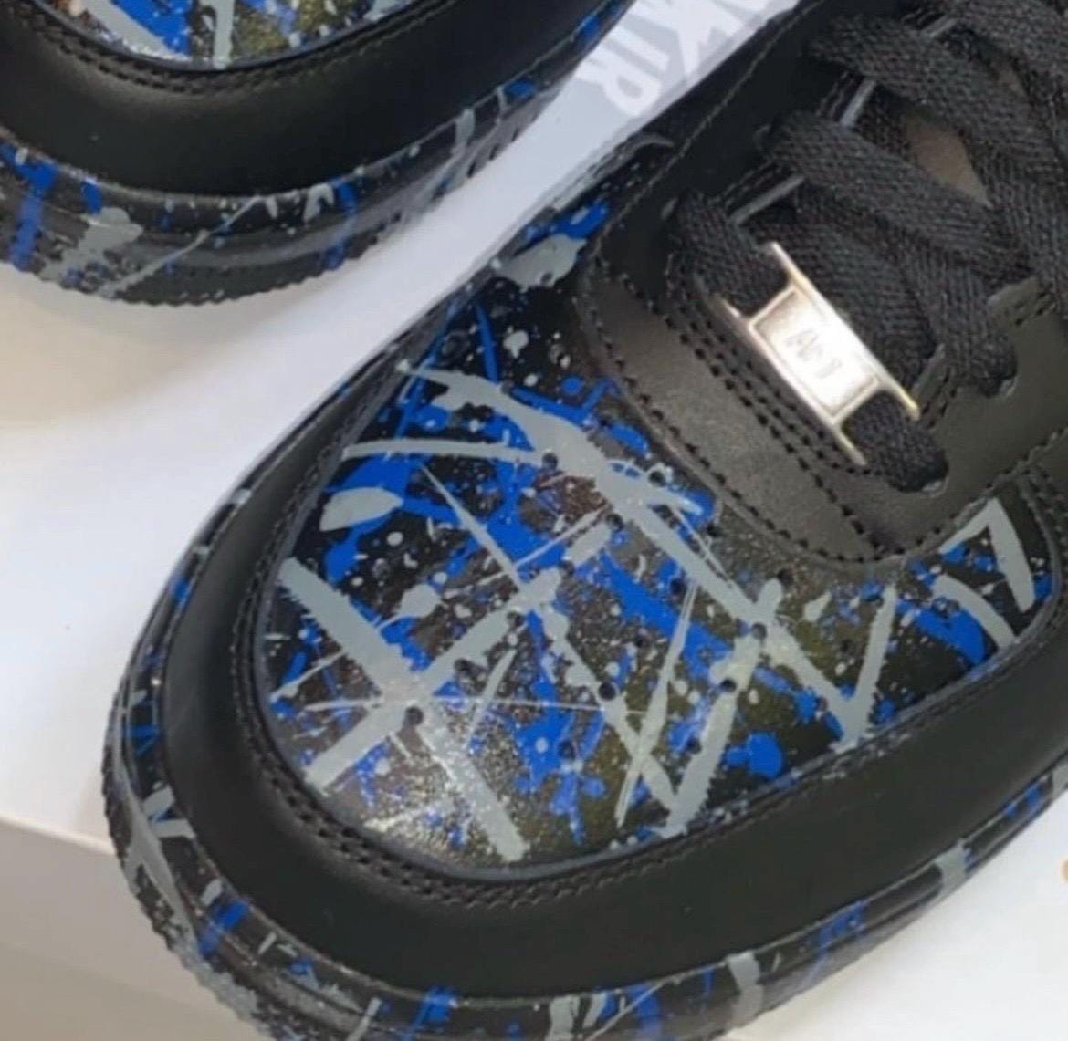 Custom Splatter Air Force Ones - Etsy