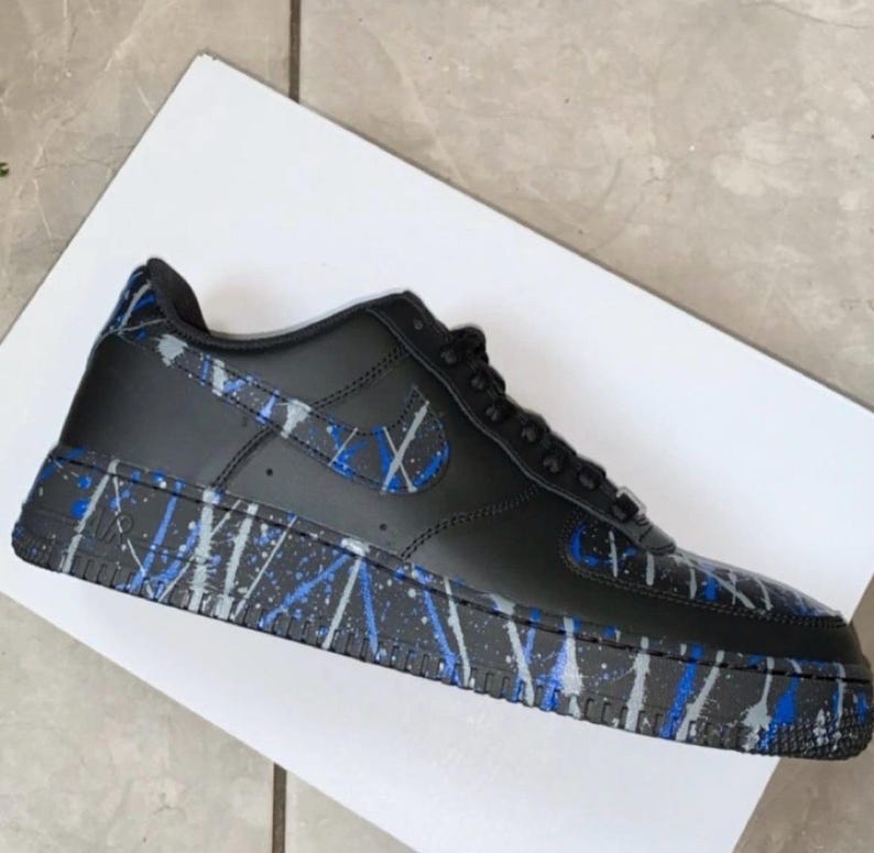 Custom Splatter Air Force Ones - Etsy