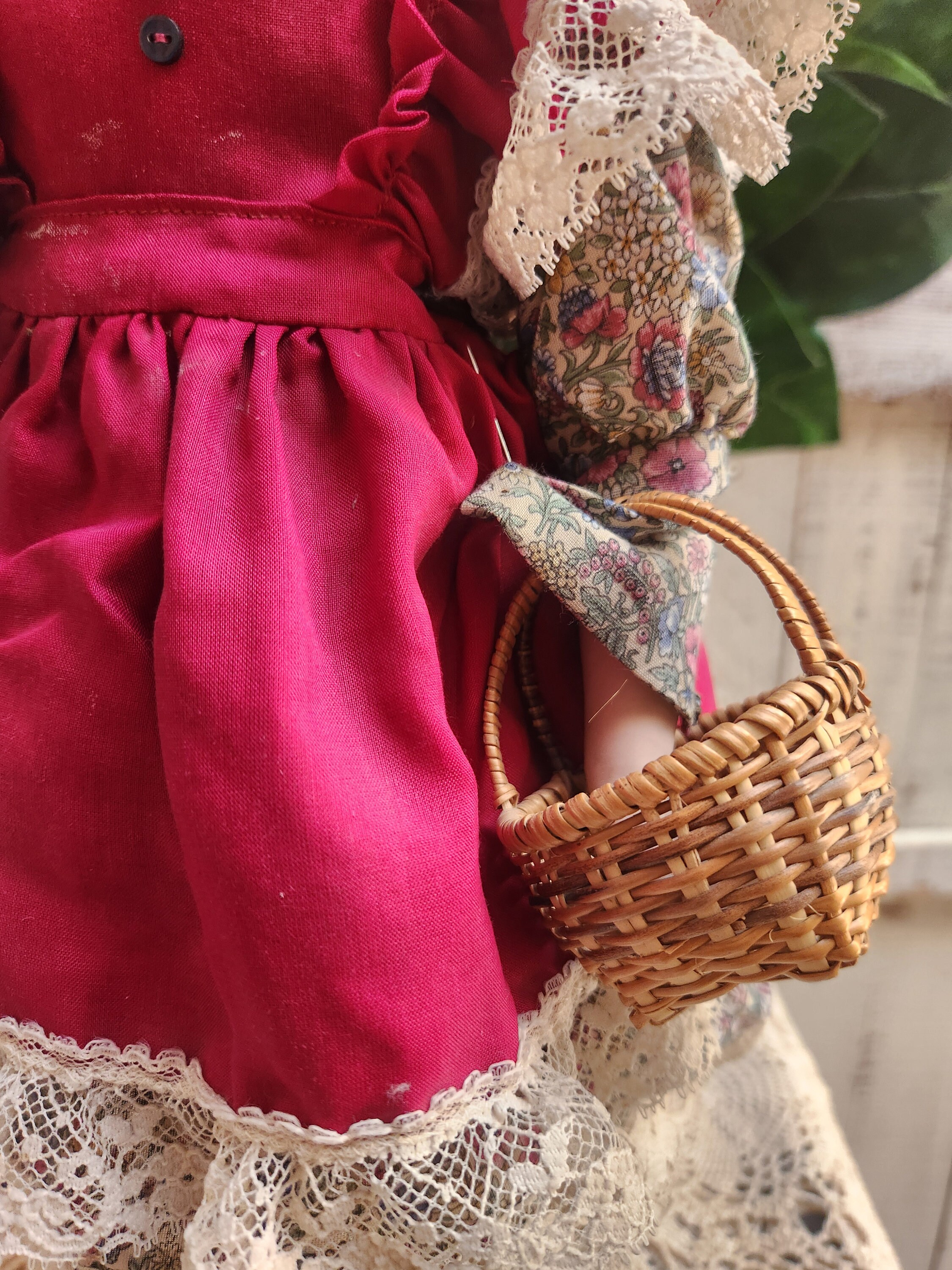 Vintage Heidi Doll on Stand - Etsy